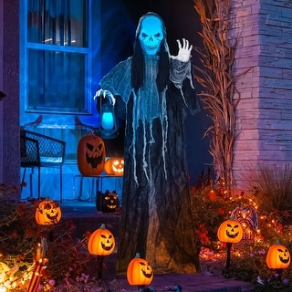 6FT Halloween Hanging Interactive Reaper - Bed Bath & Beyond - 38378048