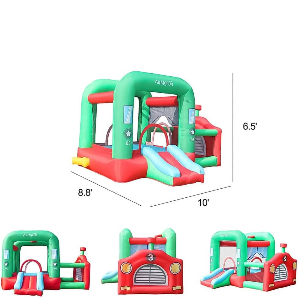 Bounce House for Kids Inflatable Slide Jumping Bounce Castle Blow Up ...