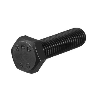 M10x40mm Hex Head Screw Bolts Fastener Grade 8.8 Carbon Steel 10pcs ...