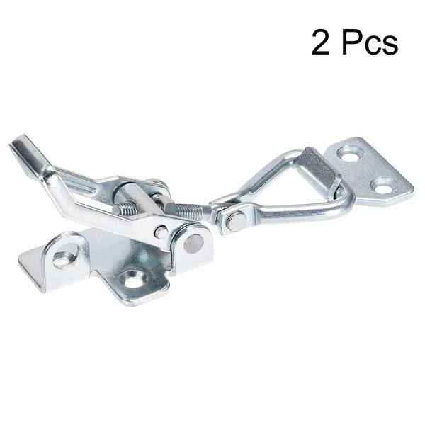 2KN Locking Load Iron Pull-Action Latch Adjustable Toggle Clamp w ...