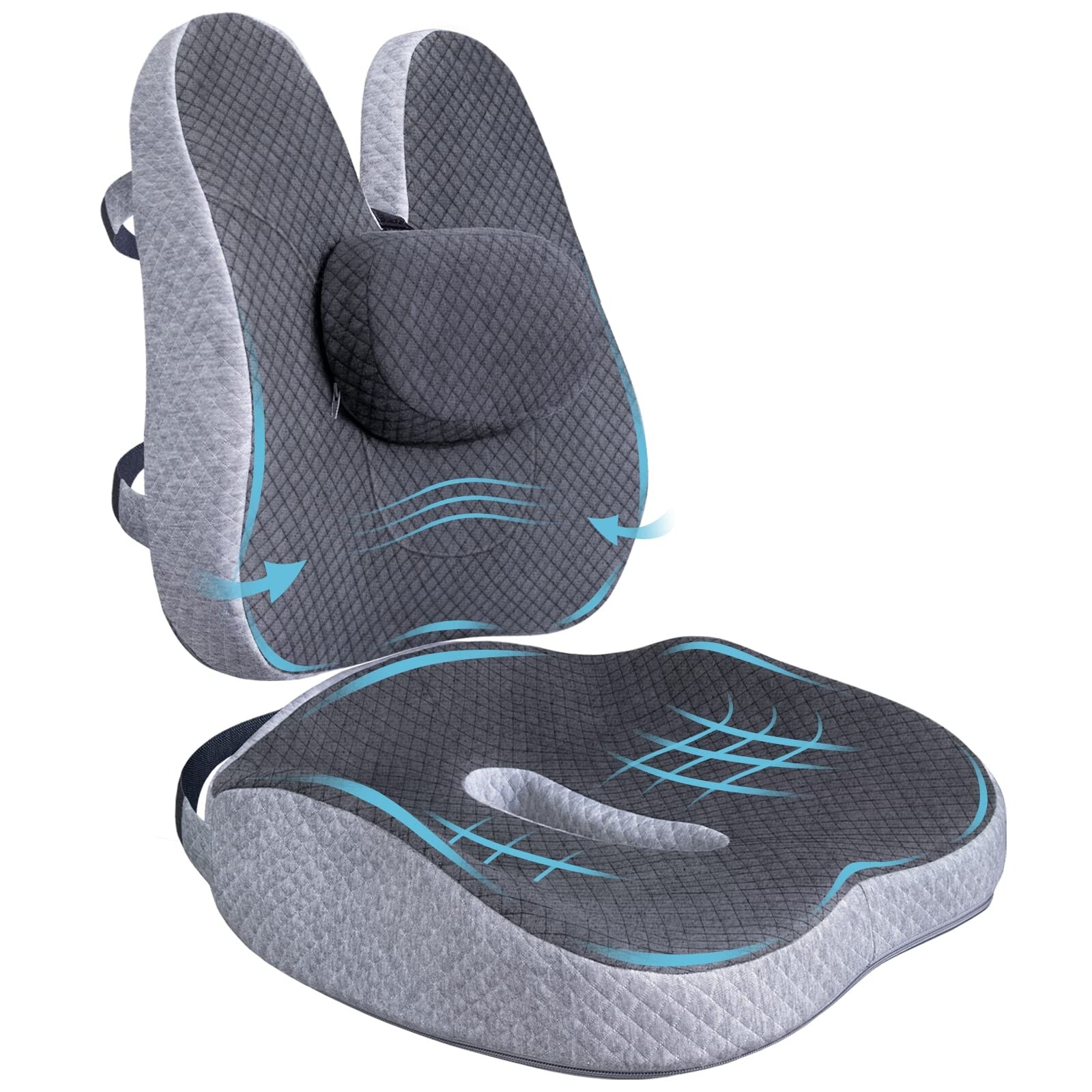 Adjustable lumbar support for car store