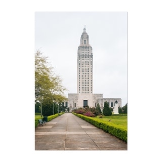 Baton Rouge Louisiana Louisiana State Capitol Urban Art Print/Poster ...