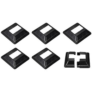 Deck Post Base Cover, 6Pcs Split Style Post Bracket 42x21mm Post Base ...