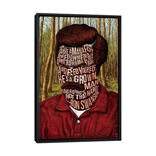 iCanvas "Ron" by Nate Jones Design Framed - Bed Bath & Beyond - 37113431