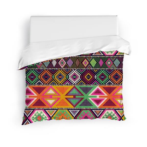 AZTEC TRIBAL MULTI Duvet Cover By Kavka Designs - Bed Bath & Beyond ...