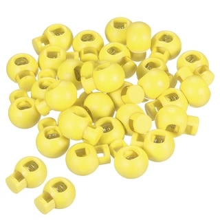 Cord Locks, 30 Pack Ball Spring Toggle Stopper, Beige - Bed Bath ...