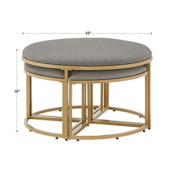 stacking coffee table stool