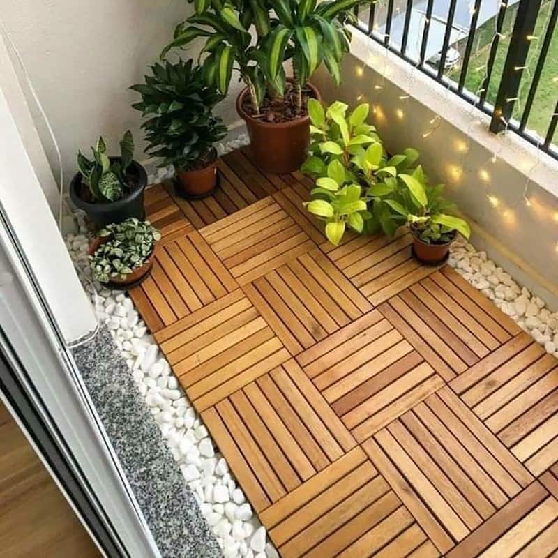 NOVO 6-slat Deck Tiles 11.18"x11.18" Acacia (30 Pack) - Overstock ...