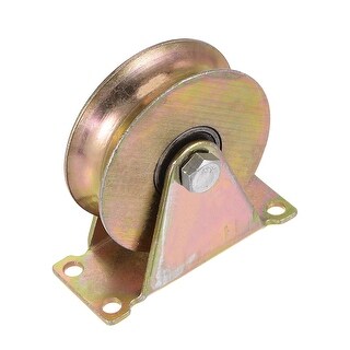 U Groove Caster 3.68" U-Shaped Sliding Gate Wheel for Inverted Track ...