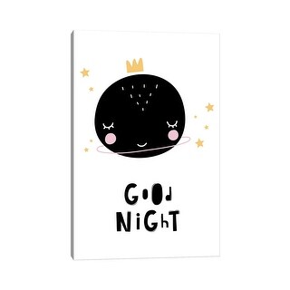 iCanvas "Good Night Planet Scandi" by Pixy Paper Canvas Print - Bed ...