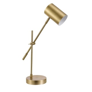 20" Desk/Table Lamp, Adjustable Height, in-Line Rocker On/Off Switch ...