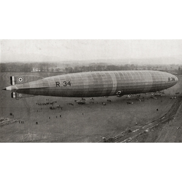 The R34 Rigid Airship. The First Aircraft To Make An EastToWest ...