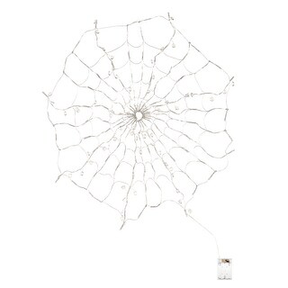 Lighted Spider Web Halloween Décor - Bed Bath & Beyond - 38433729