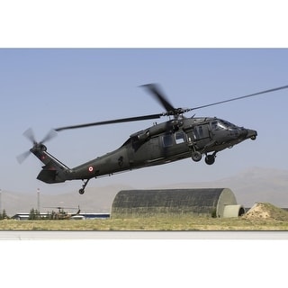 A Turkish Jandarma S70A28E Black Hawk Helicopter Attending The Exercise ...