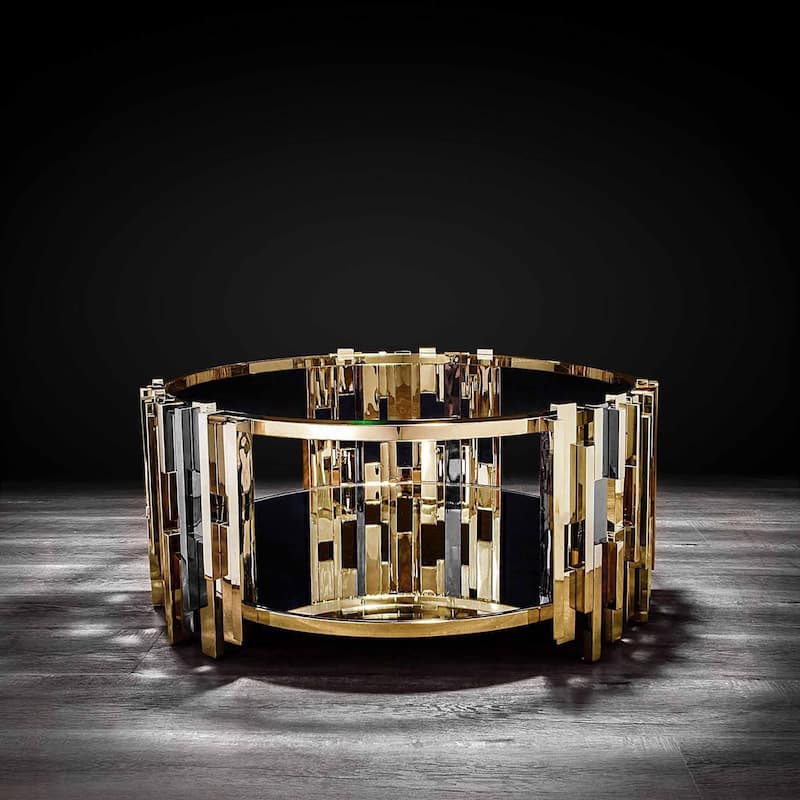 Illusion Round Coffee Table - Overstock - 38359720