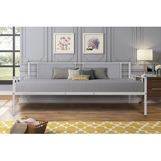 Moda Metal Daybed with upholstered sideboard - Bed Bath & Beyond - 32725491