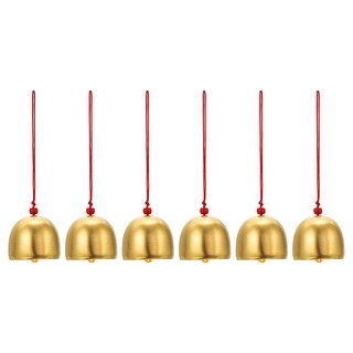 6 Pcs Wind Chime Hanging Bells Temple Bells Retro Outdoor 1.5" Round ...