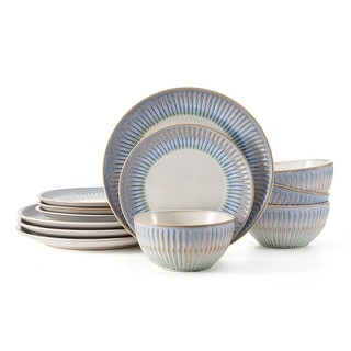 Sango Kaya Blue 16 Piece Stoneware Dinnerware Set, Service for 4 - On ...
