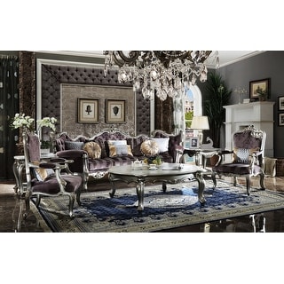 ACME Picardy Coffee Table in Antique Platinum - Bed Bath & Beyond ...