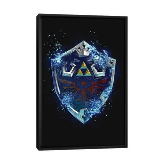 iCanvas "Link Shield" by Gab Fernando Framed Canvas Print - Bed Bath ...