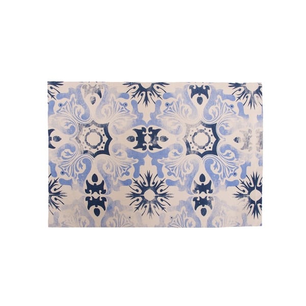 Blue Tile Placemat Set of 6 - Set of 6 - Bed Bath & Beyond - 35374892