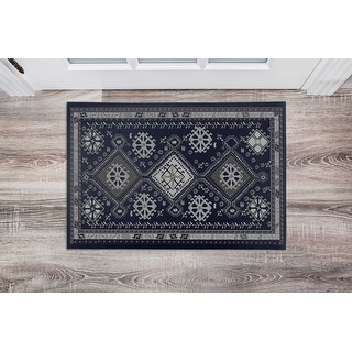 SHIRAZ NAVY Doormat By Kavka Designs - Bed Bath & Beyond - 33238255