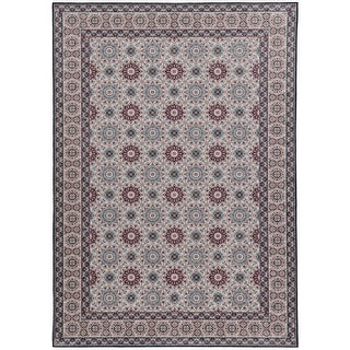 Halogen Callie Ivory / Raspberry Area Rug 5 X 7 - 5' X 7' - Bed Bath ...