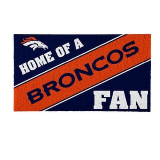 Denver Broncos PVC Door Mat - Bed Bath & Beyond - 37956329