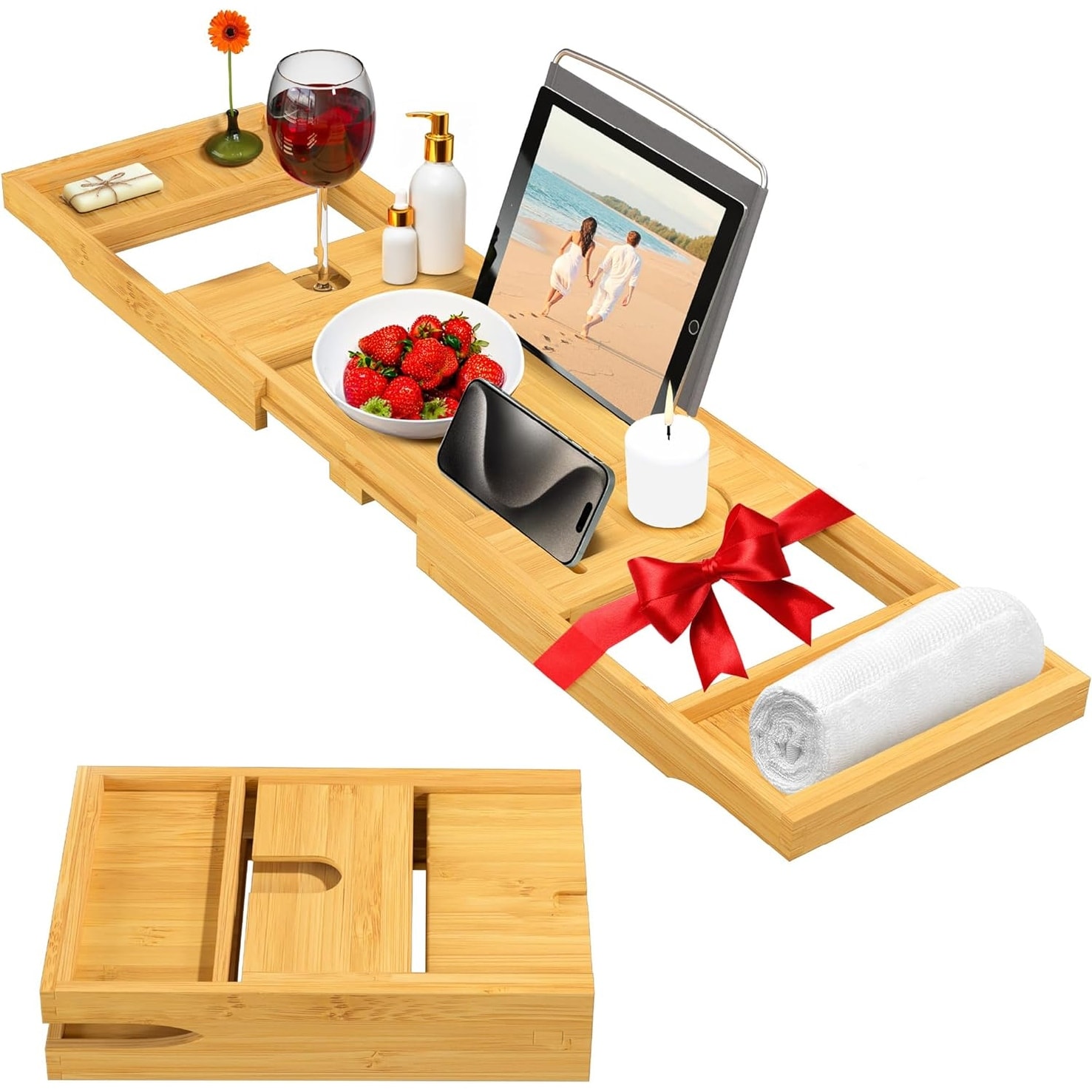 Bamboo Shower and Bath Caddies - Bed Bath & Beyond