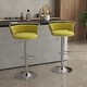 Set of 2 Velvet Adjustable Swivel Bar Stools - Bed Bath & Beyond - 36494917