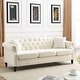 79 inch 3-Seater Chesterfield Camel Back Sofa, Classic Tufted Sofa ...