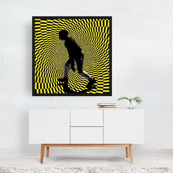 Yellow Brick Road Collage Optical Illusions Patterns Art Print/Poster ...
