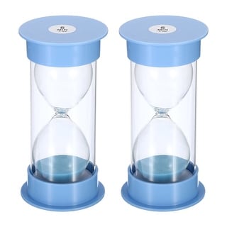 5 Min Sand Timer, 2Pcs 5.26x2.53" Sand Timers, Count Down Sand Glass ...