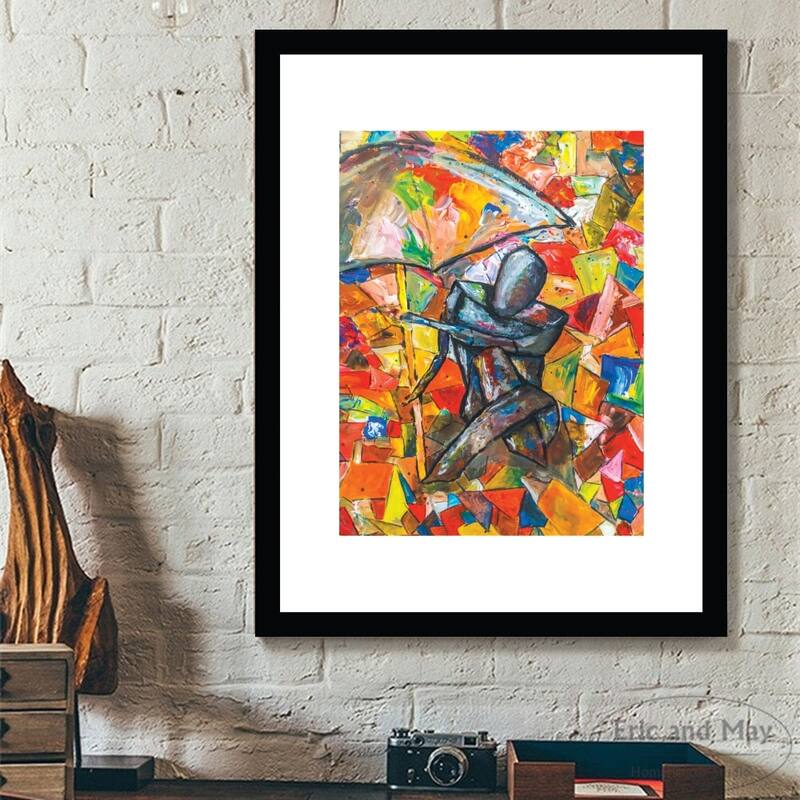 Venice Beach Collections Uniquely for Everyone Multi-Color MDF Frame ...
