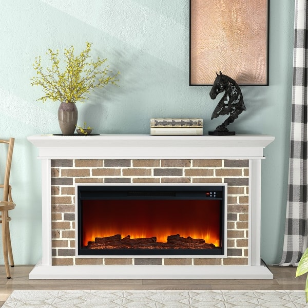 rustic fireplaces electric