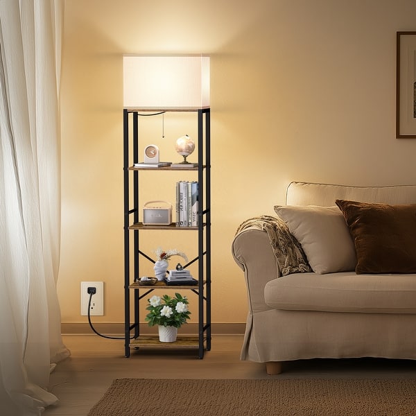 Bookcases with LED Light and Remote Control and 3 Color Temperature ...