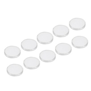 Coin Snap Holder Coin Case Storage Round Fit 16-36mm Coins, 20pcs Clear ...