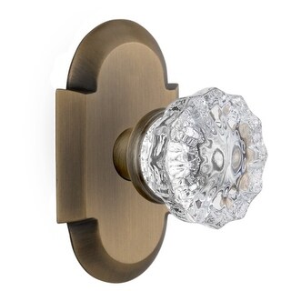 Nostalgic Warehouse Vintage Crystal Dummy Door Knob Set with Solid ...