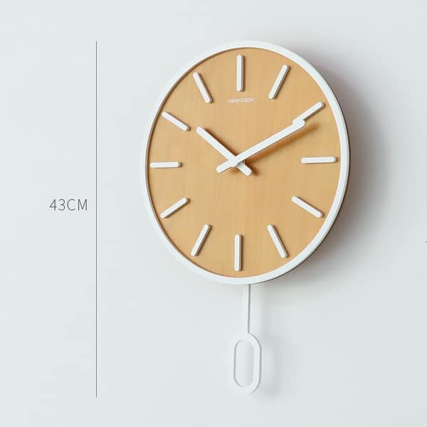 Stylish Minimalist Pendulum Wall Clock Modern Decorative - Bed Bath ...