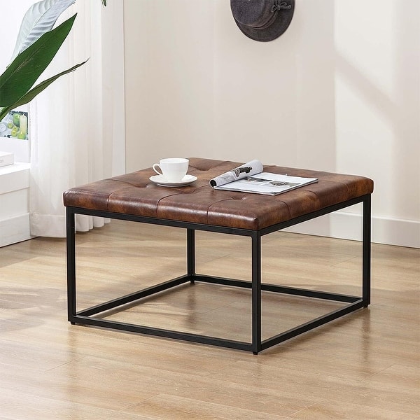 square fabric coffee table