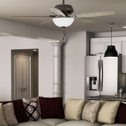 Hunter 52" Anslee Ceiling Fan with LED Light and Pull Chain, Modern ...