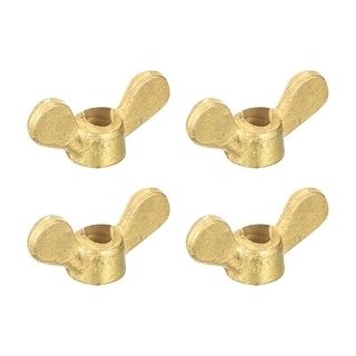 Brass Wing Nuts, Butterfly Nut Hand Twist Tighten Fasteners - Brass ...