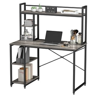 47 inch Computer Desk Office Desk with Hutch - Bed Bath & Beyond - 36292983