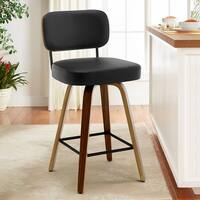 26"/29" Swivel Bar Stools/ Counter Stools with Bentwood Legs - On Sale ...