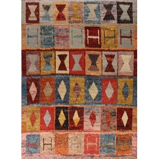 All-over Moroccan Tribal Area Rug Wool Hand-knotted Dining Room Carpet ...