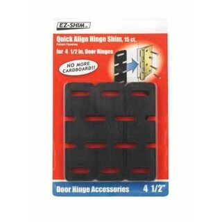Ez-Shim HS450BP Quick Align Hinge Shim, 4.5" - Bed Bath & Beyond - 20049486