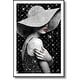 Classy Living Glamorous Woman with Hat in Glitter Art Wall Art - 32" x ...