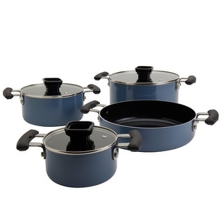 Denmark Tools for Cooks 7PC Nonstick Aluminum Cookware Set, Blue - Bed ...