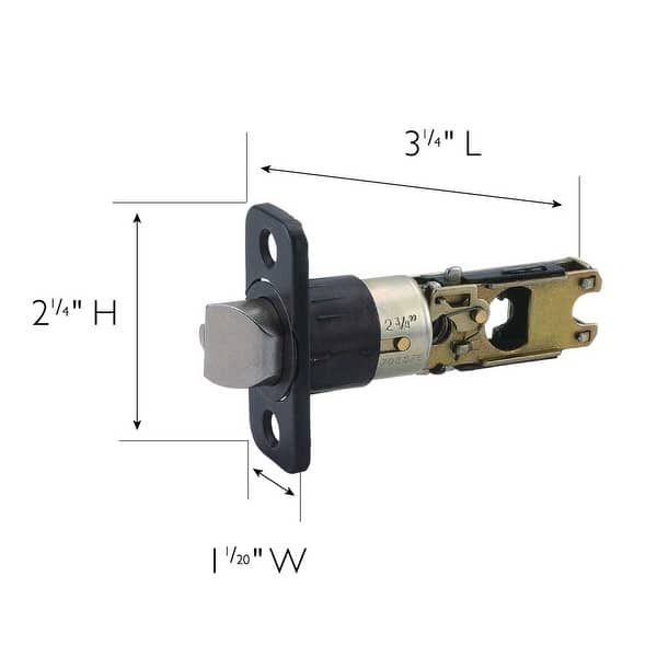 Design House 783340 Universal 6-Way Replacement Entry Latch Oil Rubbed ...