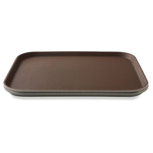 (Set of 2) Rectangular Restaurant Serving Trays, NSF Food Service Tray ...